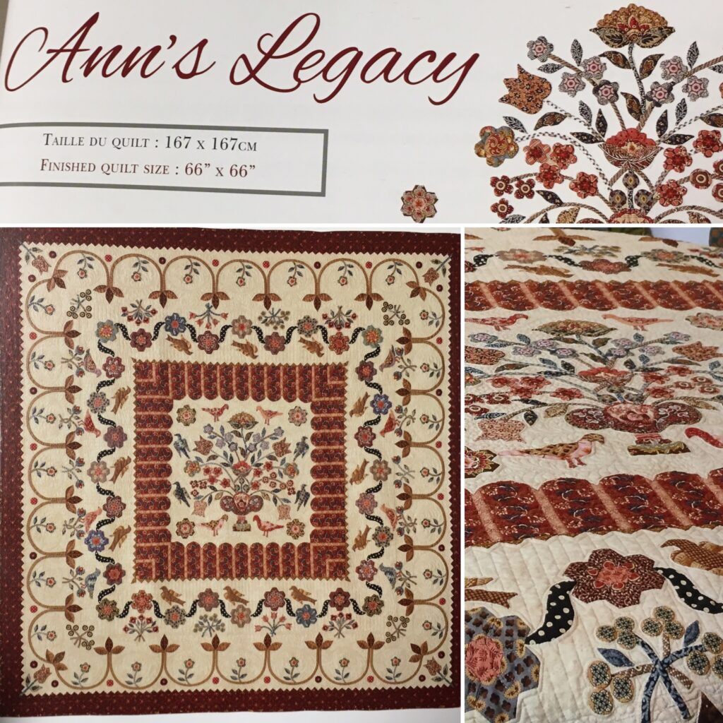 Ann's Legacy Quilt by Di Ford ..BOM - Shiralee Stitches